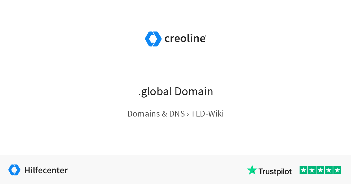 .global Domain · TLD-Wiki