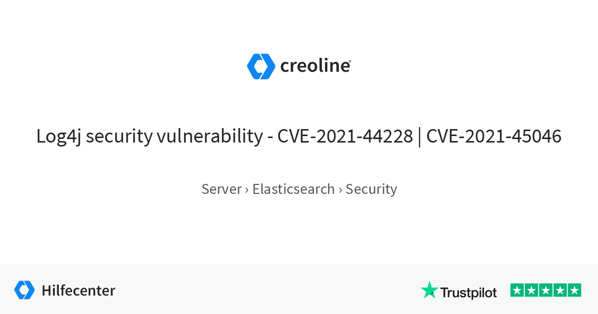Log4j security vulnerability - CVE-2021-44228 | CVE-2021-45046