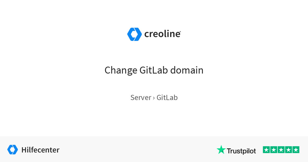Change GitLab domain
