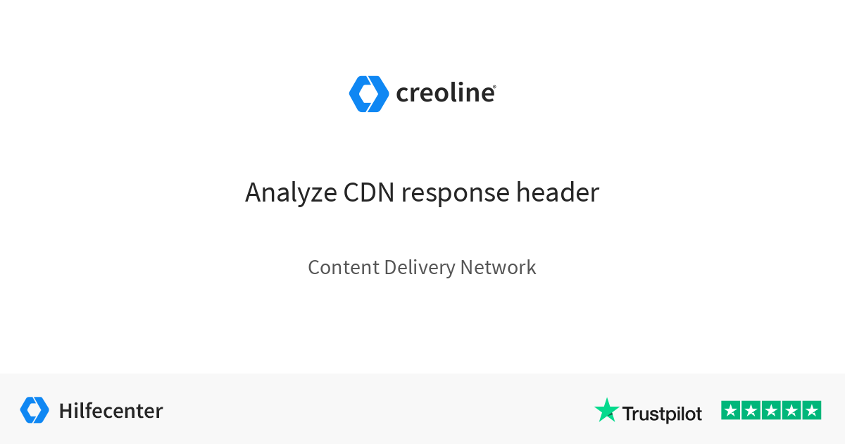 Analyze CDN response header