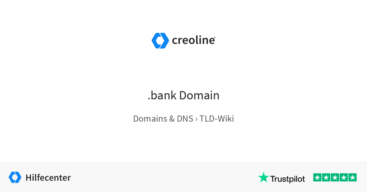 .bank Domain · TLD-Wiki